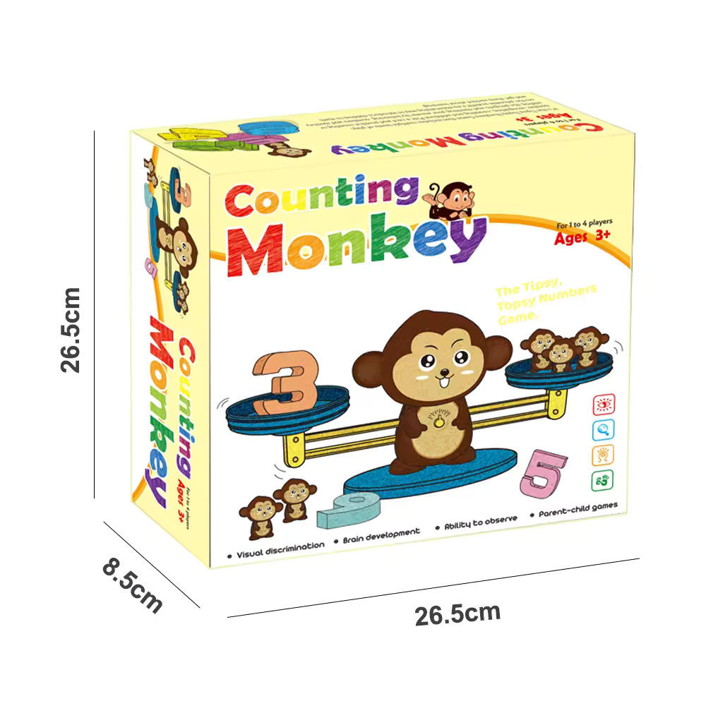 Balanza matemática de mono- Shopeame