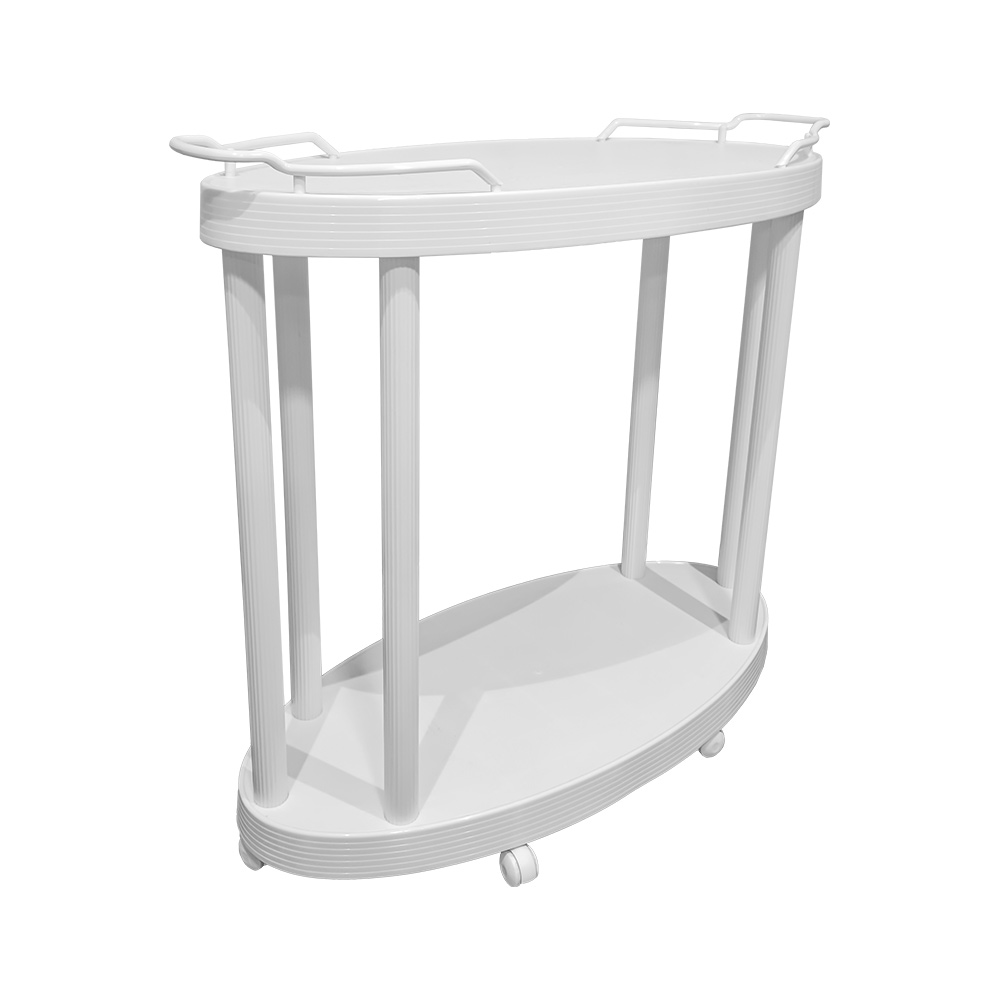 Organizador Rack Carrito Ovalado con Ruedas - Shopeame